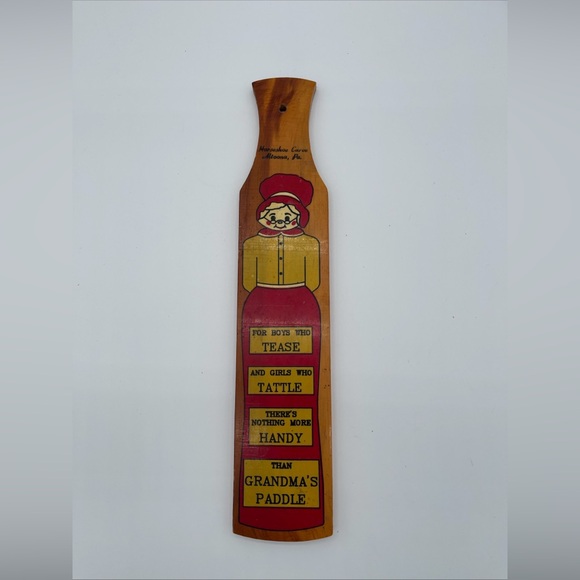 unbranded | Wall Decor | Vintage Humorous Grandmas Wooden Discipline ...